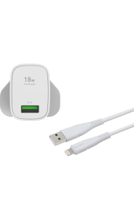 SilverLabel Charger and Lightning Cable Bundle