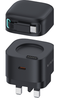 Silverlabel 2-in-1 Charger and Snap-on Cable Bundle | iD Mobile Network